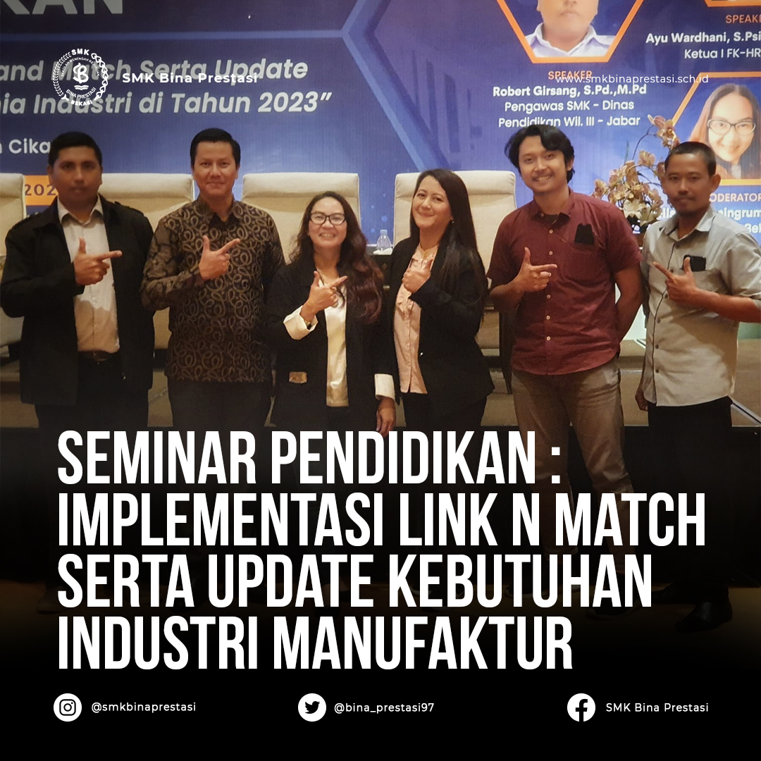 Seminar Pendidikan : Implementasi Link n Match Serta Update Kebutuhan ...